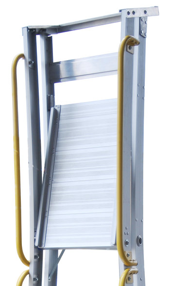 Pro Series Platform Ladder Side Handrails - Ladder Accessories ...