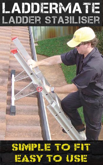 Laddermate Ladder Safety Stabilizer for Working on Roofs