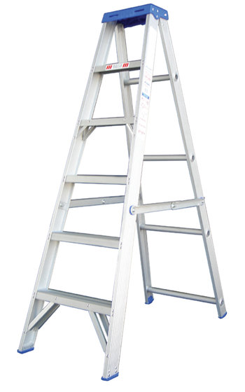 INDALEX Pro Series Aluminium Single Sided Step 10ft (3 m) - Heavy Duty ...